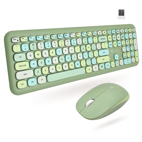 Buy X9 Colorful Keyboard And Mouse Combo 2 4g Wireless Connectivity