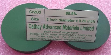 Chromium Oxide Cr2O3 target - China - Manufacturer - Oxide