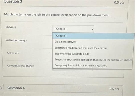 Answered Question 3 Match The Terms On The Left To The Correct Kunduz