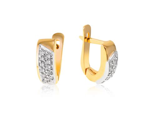 Золотые серьги с кораллами и бриллиантами 0.52ct – купить за 46 500 ₽ в ...