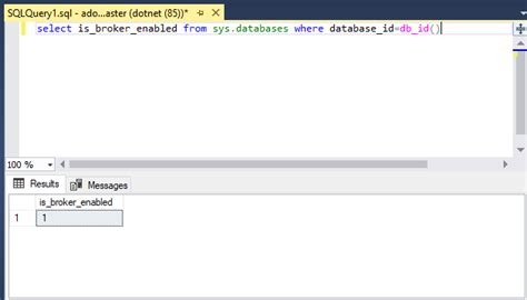 sqldependency start throws nre against azure sql database · issue 1264