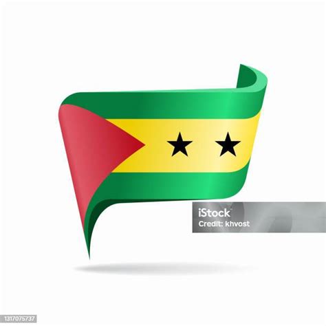 상 토메와 프린시페 플래그 맵 포인터 레이아웃 벡터 그림입니다 0명에 대한 스톡 벡터 아트 및 기타 이미지 0명 국경 국기 Istock