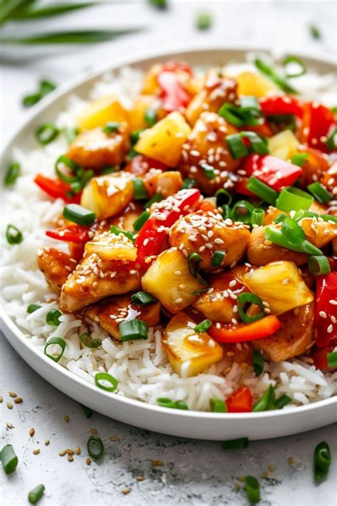 Pineapple Chicken Stir Fry Insanely Good