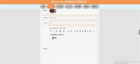 Springbootvue基于springboot的电商后台管理系统【开题程序论文】基于spingboot和vue的电商仓库后台管理