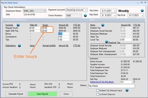 Ezaccounting Software Employee With Multiple Pay Rates