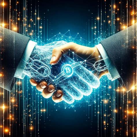 premium photo block chain crypto currency and digital currency