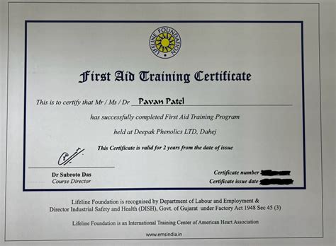 pavan patel on linkedin firstaid safetyleadership