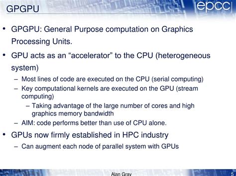 ppt gpgpu introduction powerpoint presentation free download id