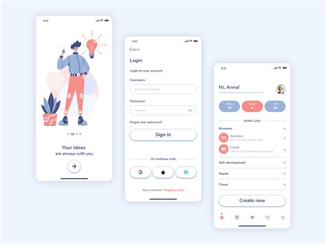 Mobile Application For Recording And Storing Your Ideas 💡 By Andrii