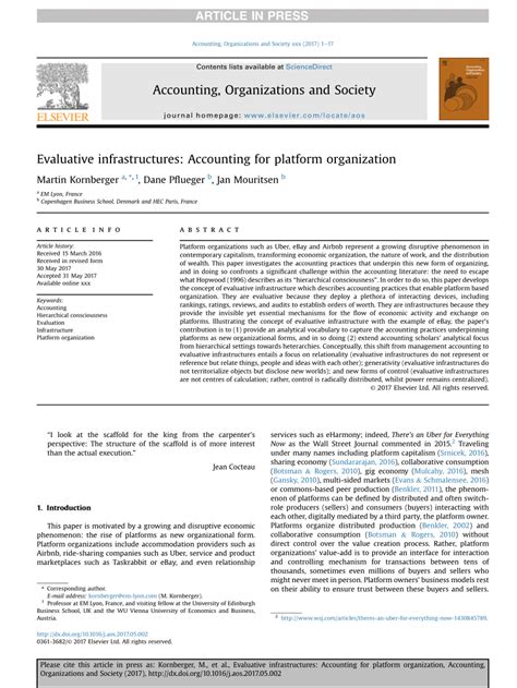 pdf evaluative infrastructures accounting for distributed network