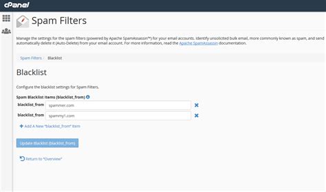 Blacklist Whitelist An Email Address In Spam Filters InMotion Hosting Support Center