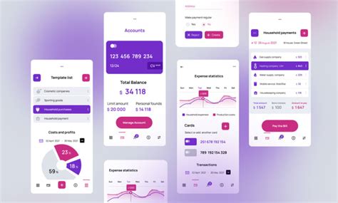 design modern mobile app web app ui ux dashboards by svitlanadesign