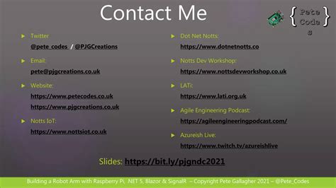 Building A Raspberry Pi Robot With Net 5 Blazor And Signalr Ndc