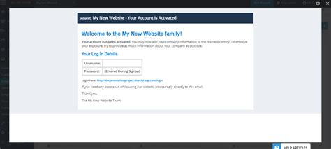 How To Edit Email Templates Brilliant Directories Documentation Bd Support