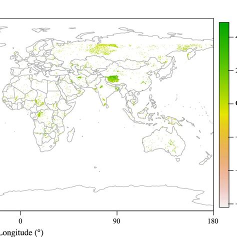 Spatial Variation In Annual Net Ecosystem Production Nep Across