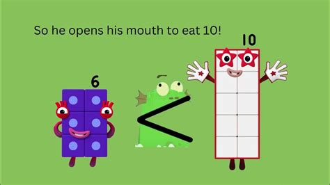 Lets Learn About Greater Than And Less Than With Numberblocks Part 1