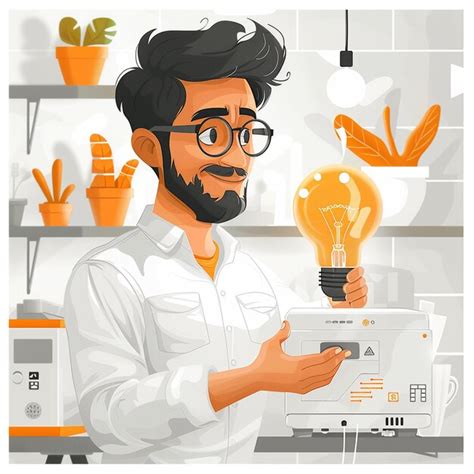 Quantitative Analyst Robotics Engineer Illustration Premium Ai Generated Image