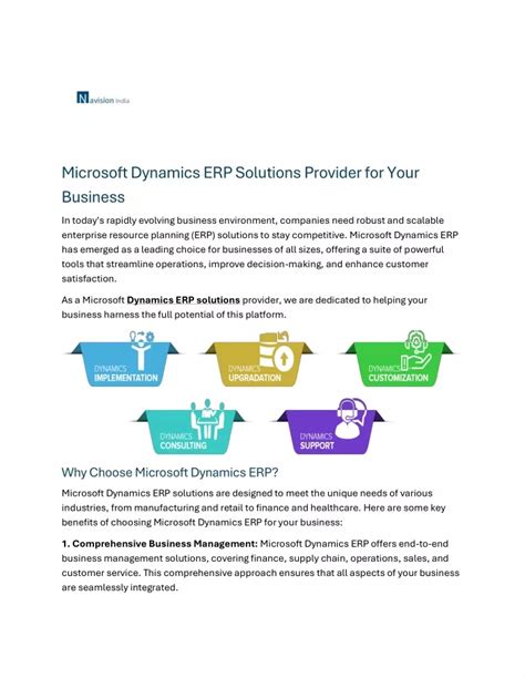 Ppt Microsoft Dynamics Erp Solutions Powerpoint Presentation Free