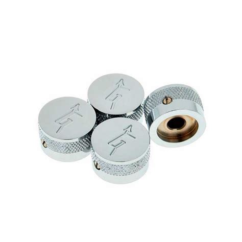 Gretsch Knobs G Logo Chome Set Of 4 Botones Guitarra