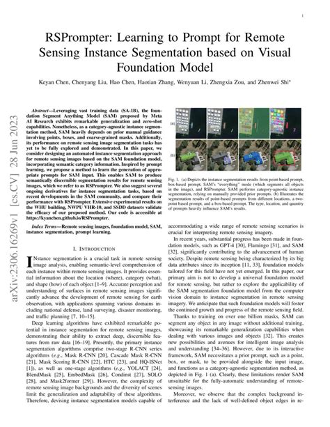 Rsprompter Learning To Prompt For Remote Sensing Instance Segmentation