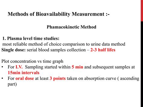 Bioavailability And Bioequivalence Studies Pptx