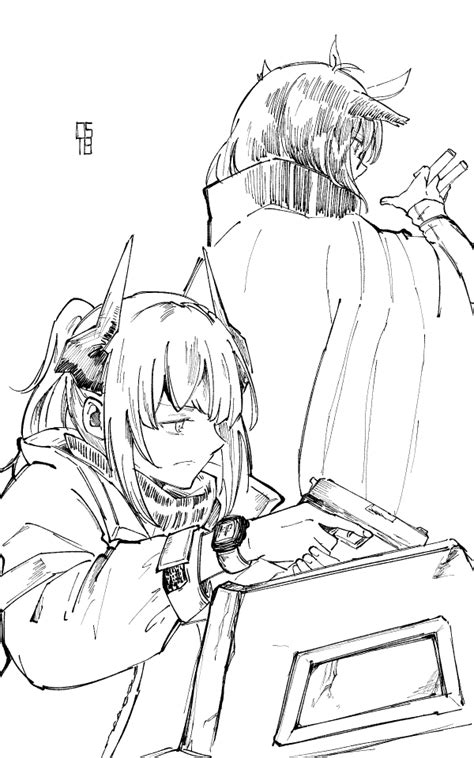 Haruichi Sazanami Complex Liskarm Arknights Silence Arknights