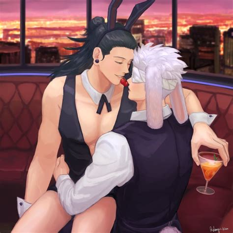 Rule 34 Dango Klcm Gay Jujutsu Kaisen Playboy Bunny Satoru Gojo Suguru Geto Yaoi 6609030