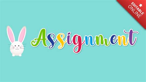 Assignment Easter Text Effect Generator