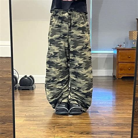 Jnco × Streetwear × Vintage Vintage 2000s Baggy Wide Leg Camo