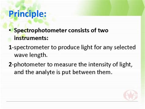 Spectrophotometer Definition A Spectrophotometer Is