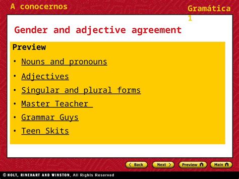 PPT Number And Gender Agreement DOKUMEN TIPS