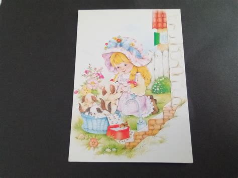 DĚti Holčička S Pejsky Pohlednice KreslenÁ čistá Aukro