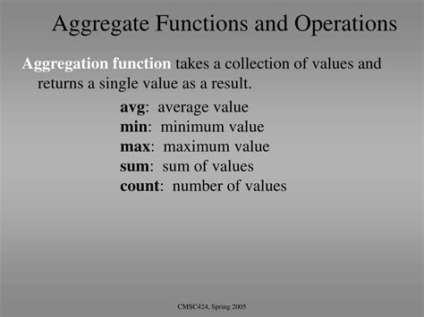 ppt cmsc424 database design powerpoint presentation free download