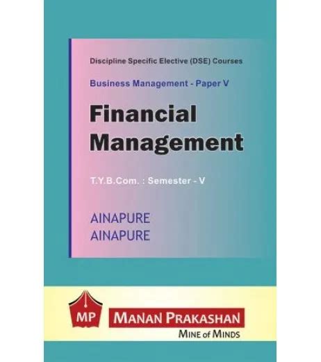 Buy Financial Management Tybcom Sem 5 Manan Prakashan Books