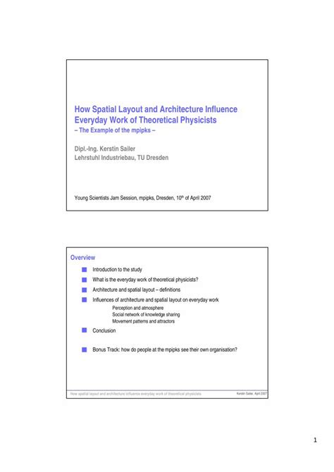 Pdf How Spatial Layout And Architecture Influence Martinajamsession Pdf How Spatial Layout And Architecture Influence Martinajamsession