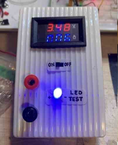 Simple LED Forward Voltage Drop Tester Circuit Homemade Circuit Projects