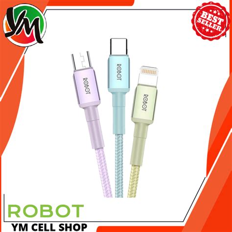 Jual Kabel Data Robot Rsl Lightning M Data Cable Original Shopee Indonesia