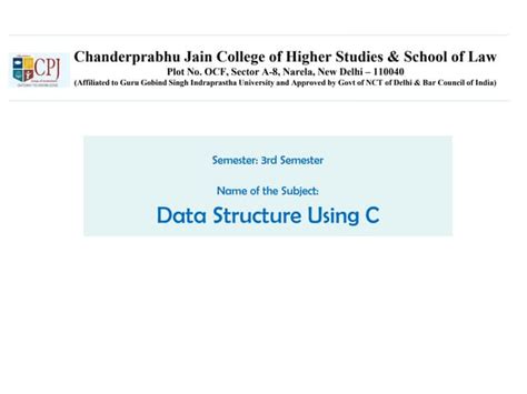 Data Structure Using C Pdf