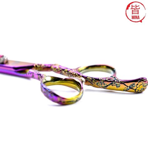 Mina Rainbow Ii Thinning Scissors Professional Hair Texturizing Tools Japan Scissors Nz
