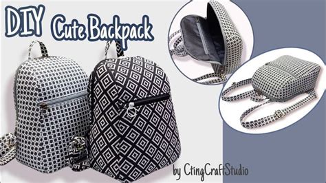 Diy Cara Membuat Tas Cute Backpack Tutorial And Pattern