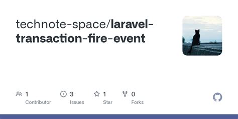 Github Technote Spacelaravel Transaction Fire Event