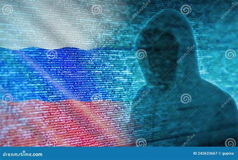 Program Code And Hacker From Russia Stock Image Image Of Binary Blackhat