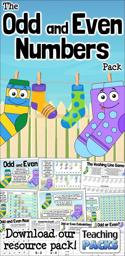 odd and even numbers teaching pack resources for teachers teaching
