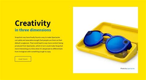 High Quality Glasses Css Template By Nicepage