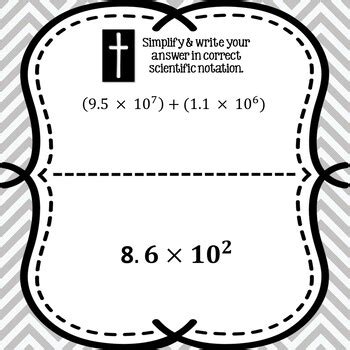 Adding Subtracting Scientific Notation By Making Creative Mathematics
