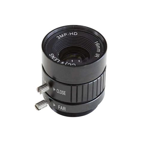 Arducam CS Mount Lens For Raspberry Pi HQ Camera 16mm Focal Length With Manual Focus And