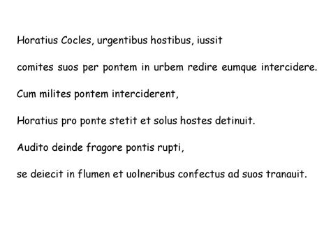 Diagram Texte De Base Horatius Quizlet