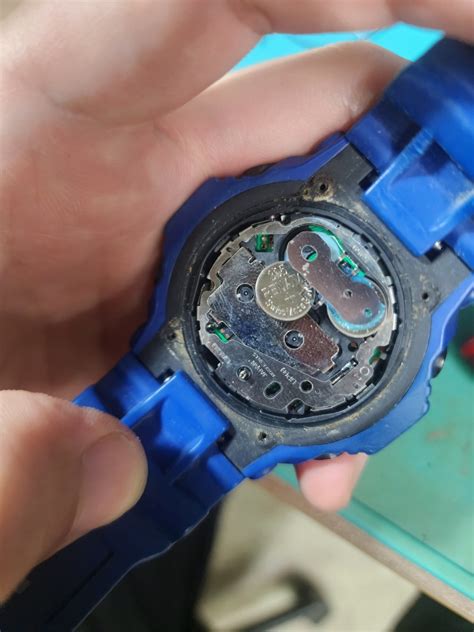지샥 G Shock 2가지 배터리교체 충전용 배터리교체 안산시계수리점 명품시계수리전문점 네이버 블로그