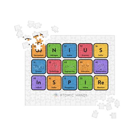 Stem Elements Puzzle Atomic Hands