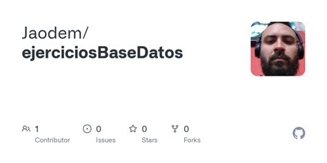 GitHub Jaodem EjerciciosBaseDatos